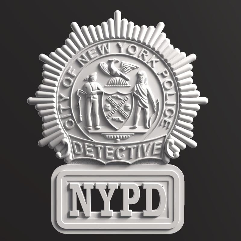 Nypd Badge - Etsy