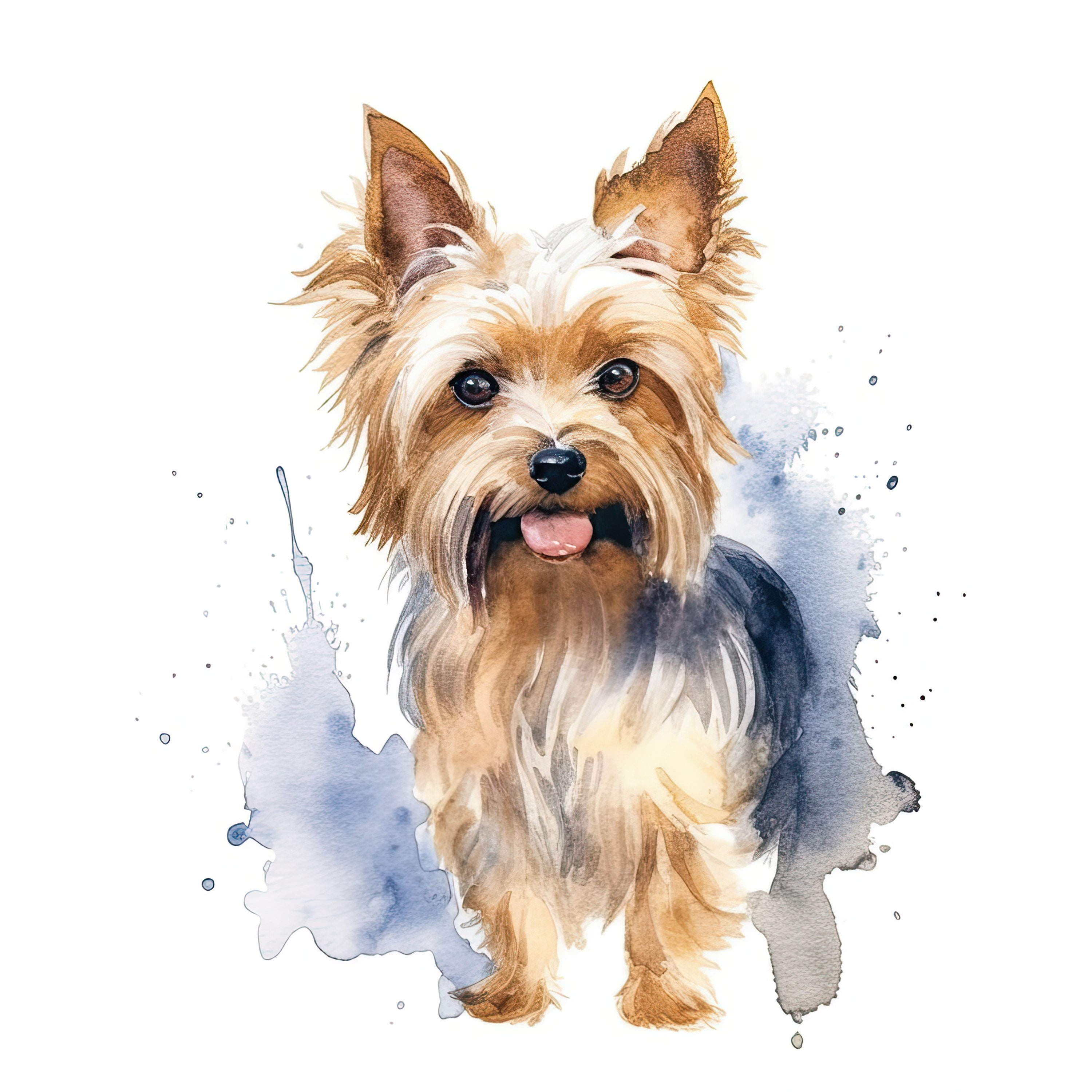 Yorkshire Terrier Yorkie Clipart. 10 High Quality Jpgs on WHITE ...