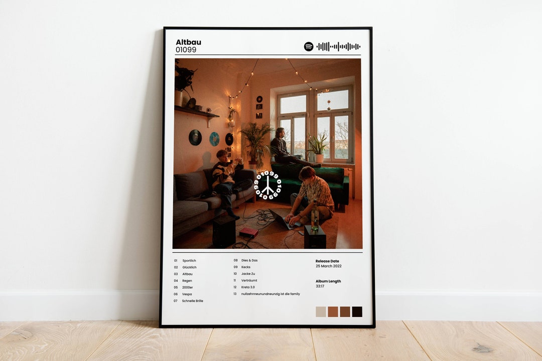 Album Poster 01099 Altbau, German Rap Album Cover - Etsy
