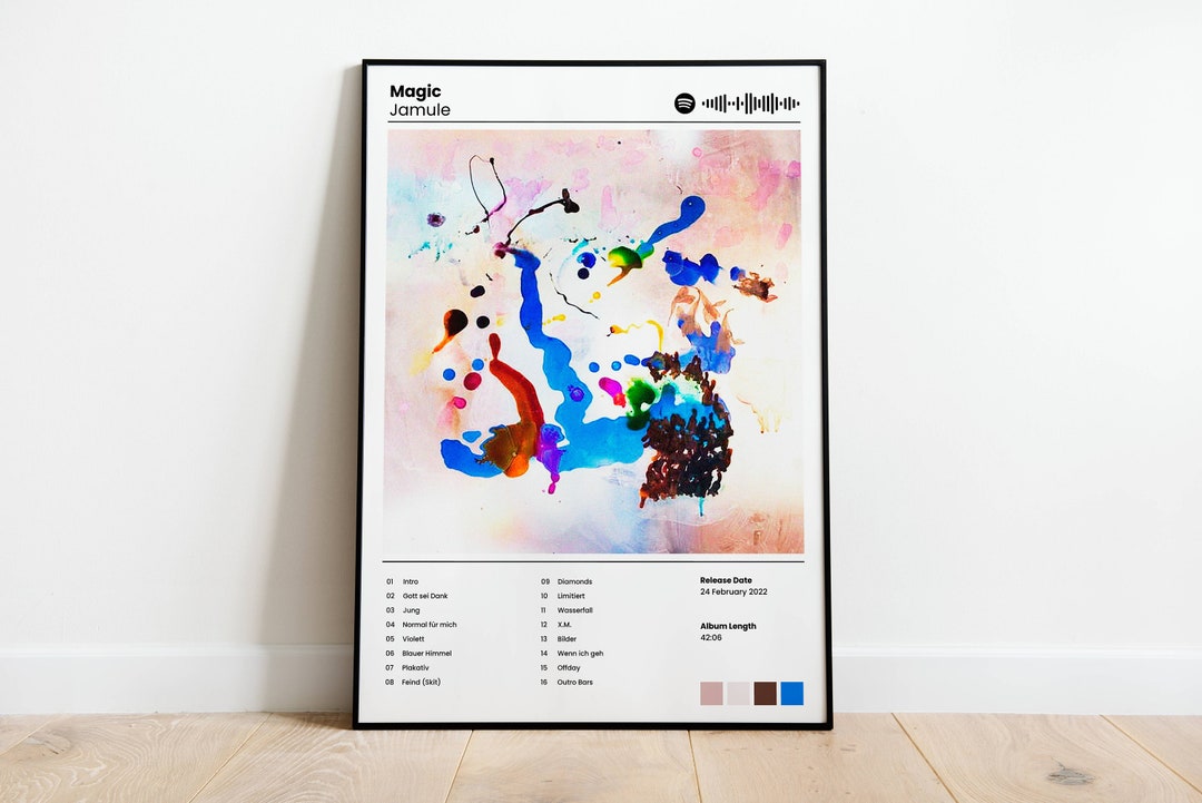 Album Poster Jamule Magic Rap Poster German Rap Album Cover - Etsy