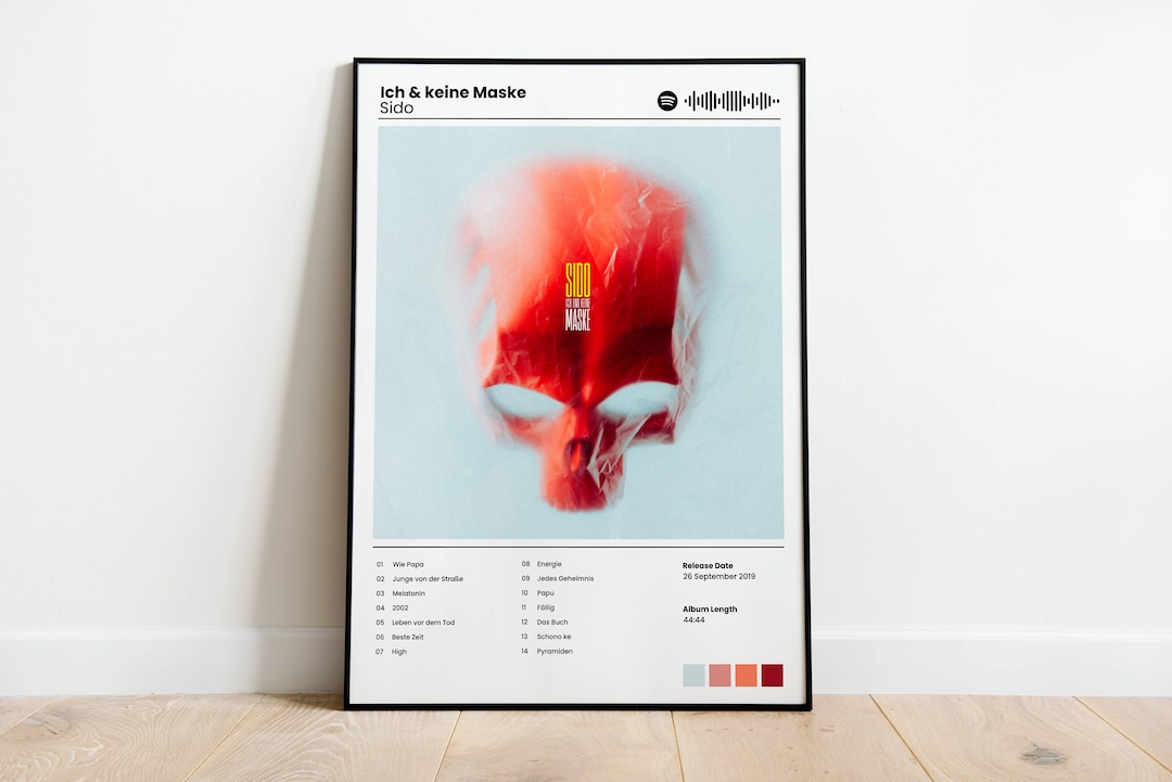 Album Poster Sido I & No Mask, German Rap Album Cover - Etsy