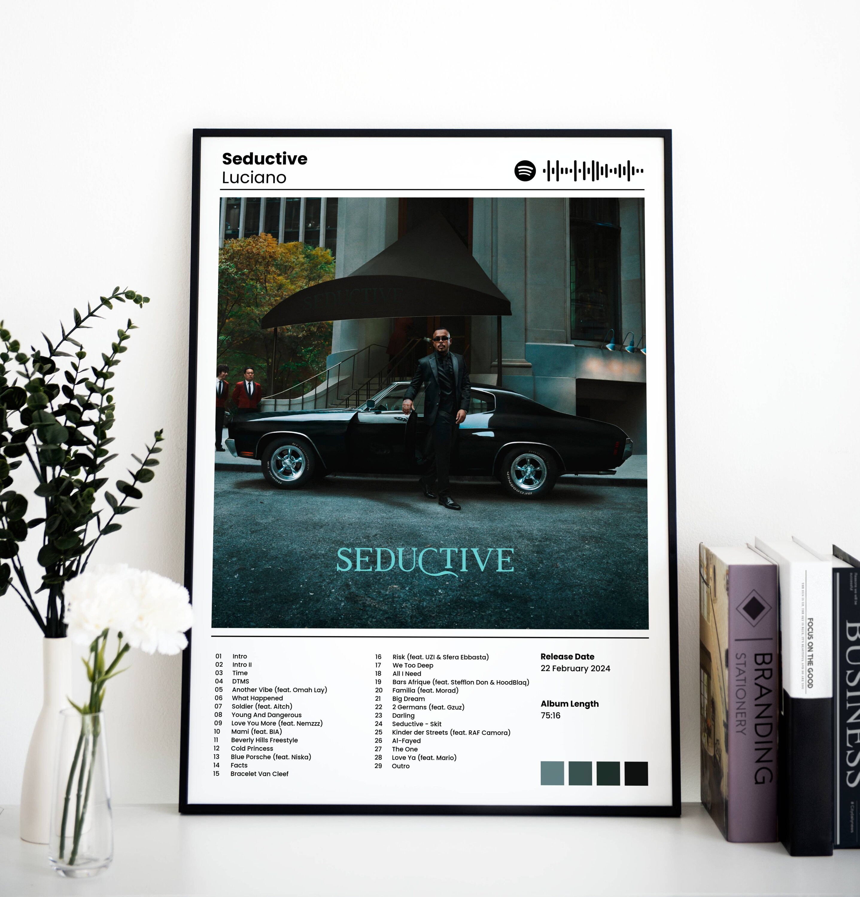 Album Poster Luciano Seductive, German Rap Album Cover - Etsy