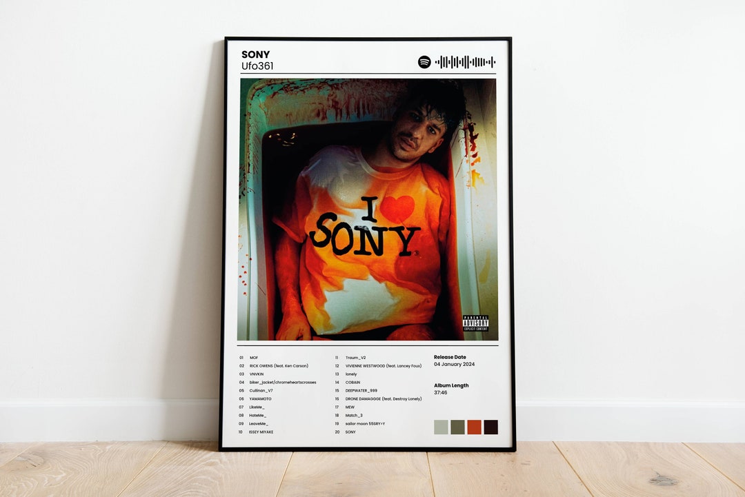 Album Poster Ufo361 SONY, German Rap Album Cover - Etsy