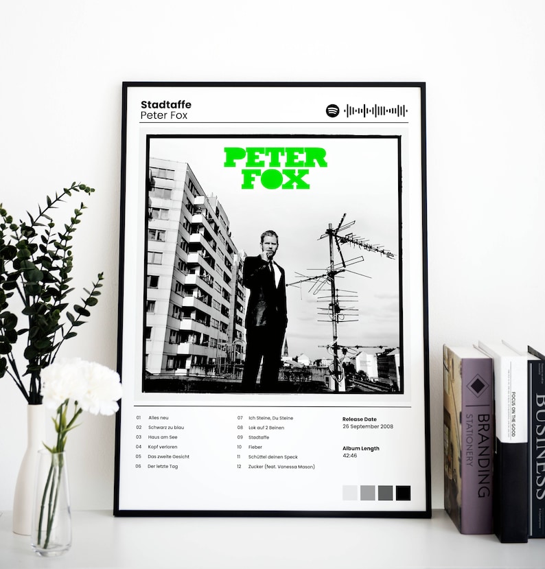 Album Poster Peter Fox Stadtaffe, German Rap Album Cover - Etsy