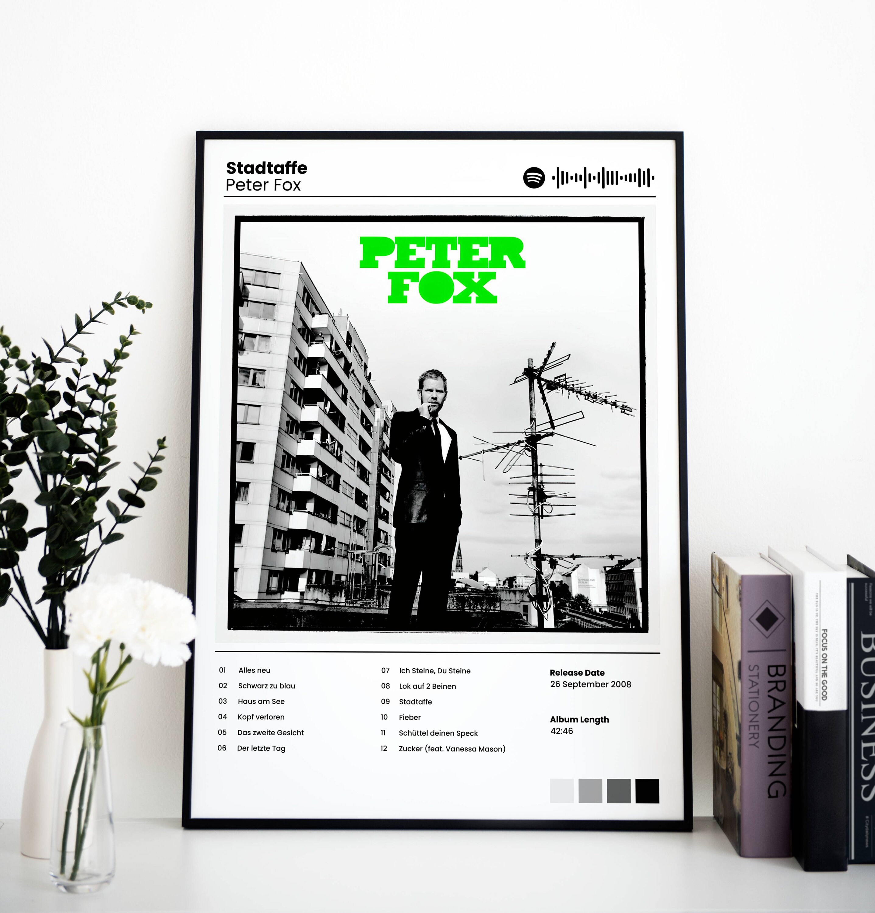 Album Poster Peter Fox Stadtaffe, German Rap Album Cover - Etsy