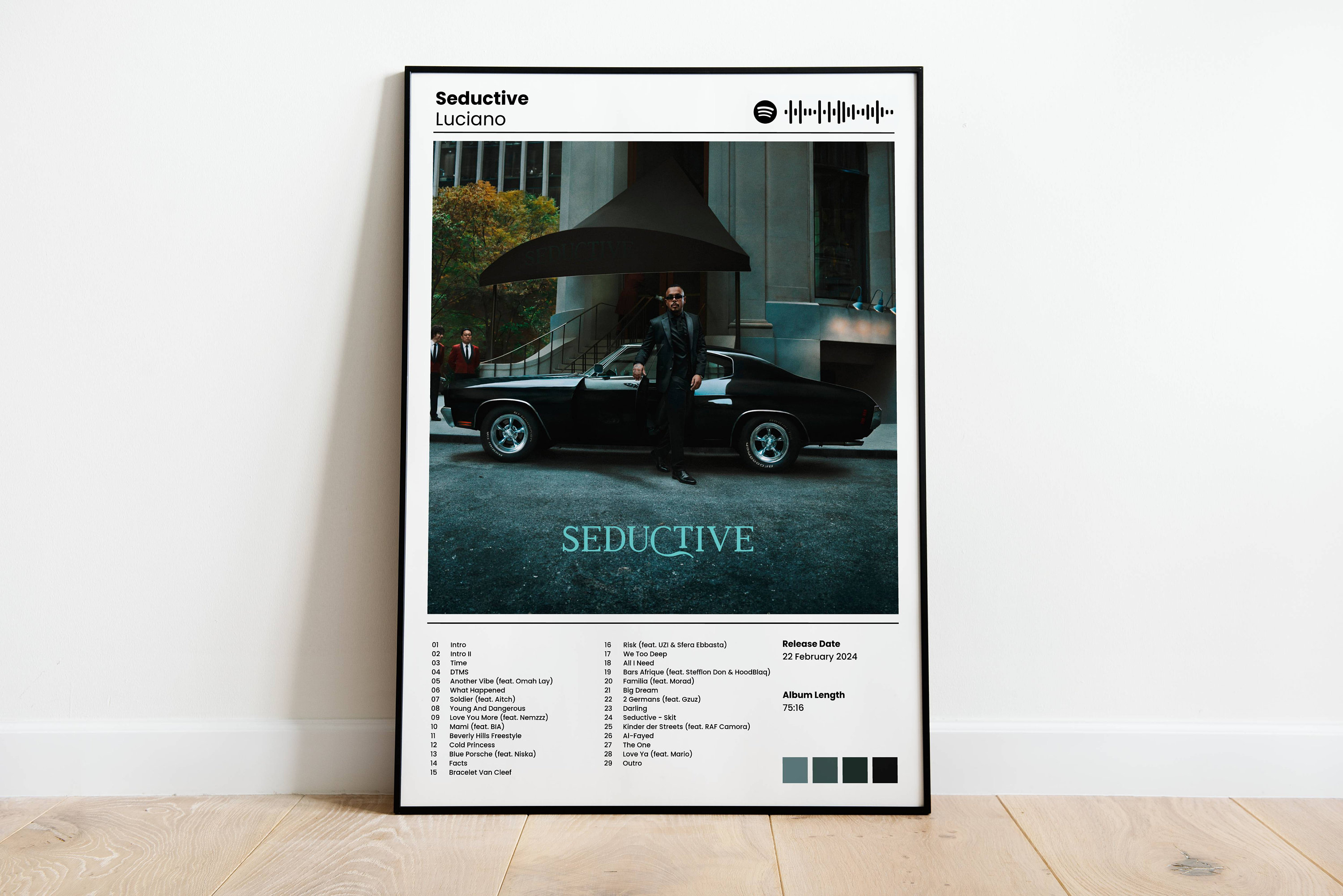Album Poster Luciano Seductive, German Rap Album Cover - Etsy