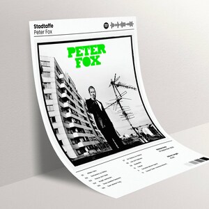 Album Poster Peter Fox Stadtaffe, German Rap Album Cover - Etsy