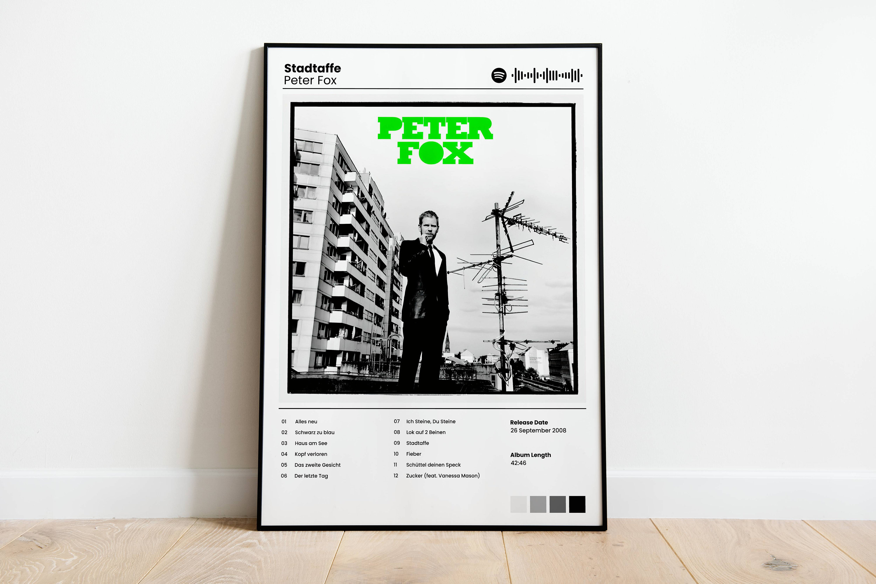 Album Poster Peter Fox Stadtaffe, German Rap Album Cover - Etsy