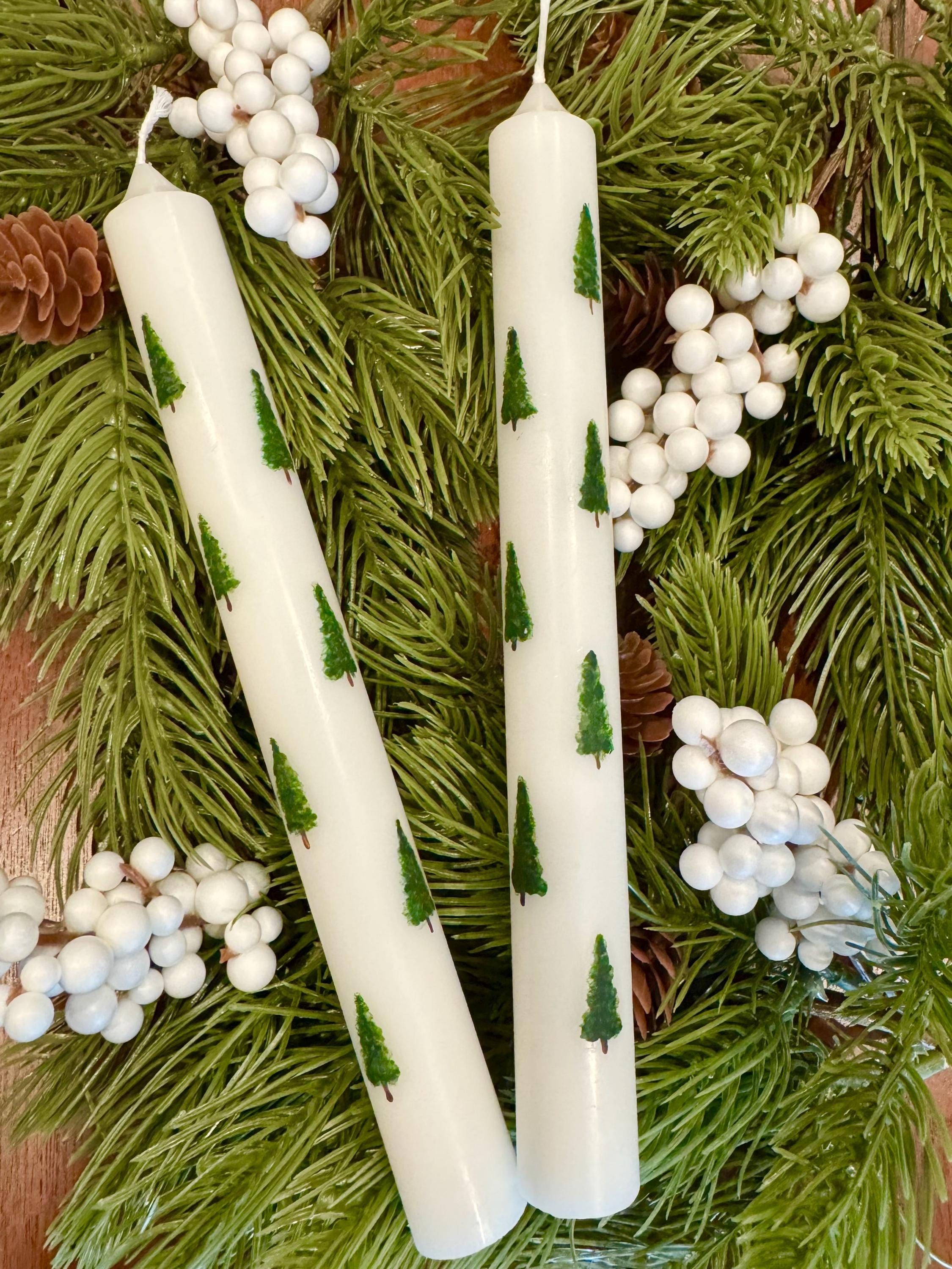 Christmas Tree Taper Candles - Etsy