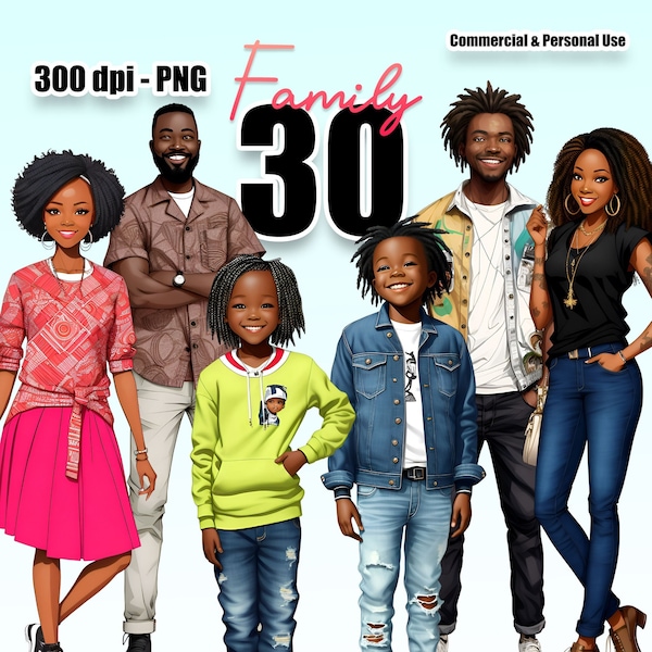 African American Clipart - Etsy