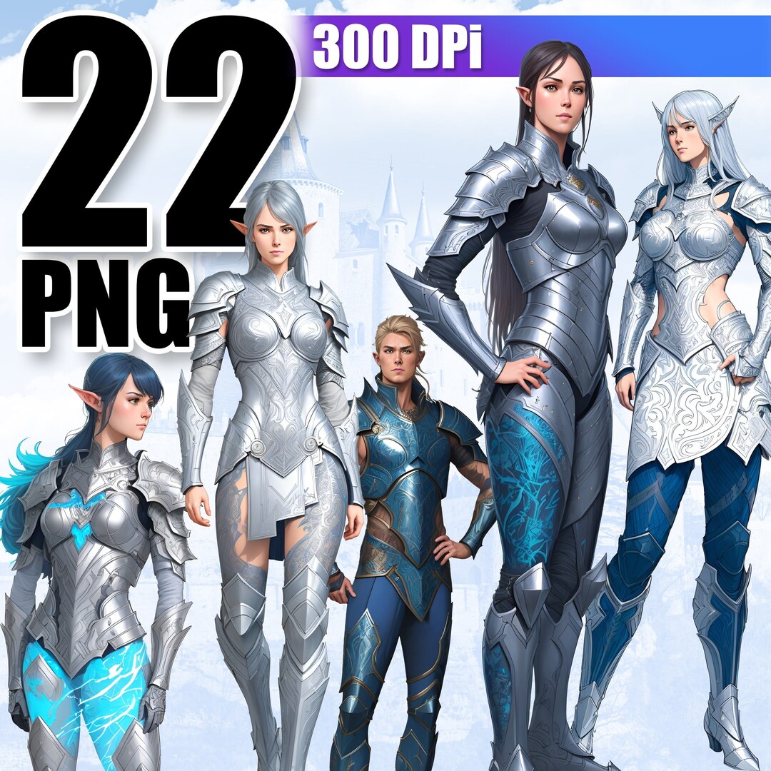 Elven Medieval Line Art Digital Illustration PNG Clipart, Digital ...