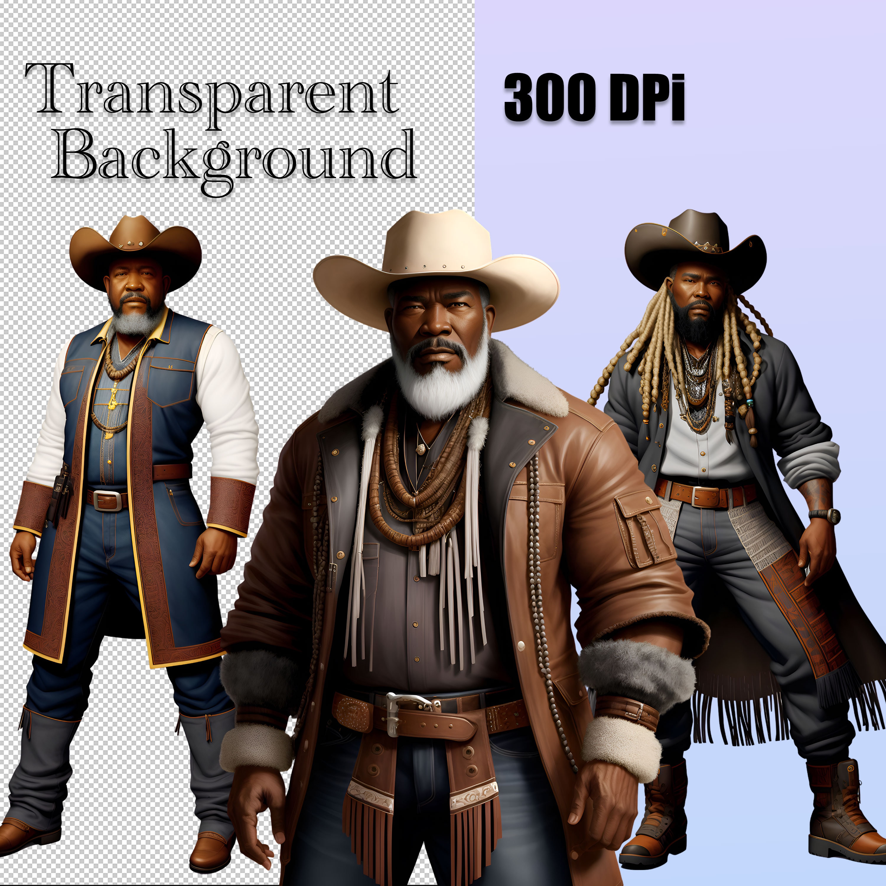 Black Cowboys Clipart, Western Fashion, Cowboy Boots Hats Clipart ...