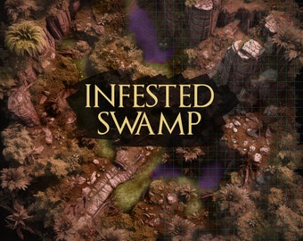 Fort Ruins Battle Map, Dnd Battle Map, D&D, Battlemap, Dungeons and ...