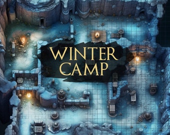 Fort Ruins Battle Map, Dnd Battle Map, D&D, Battlemap, Dungeons and ...