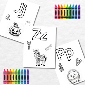 Printable Alphabet Worksheets for Kids | Coloring | Teacher | Letters ...
