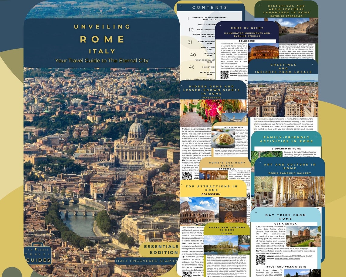 Unveiling Rome - Italy: Your Travel Guide to the Eternal City ...