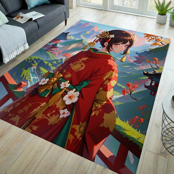 Anime Character Rug - Etsy