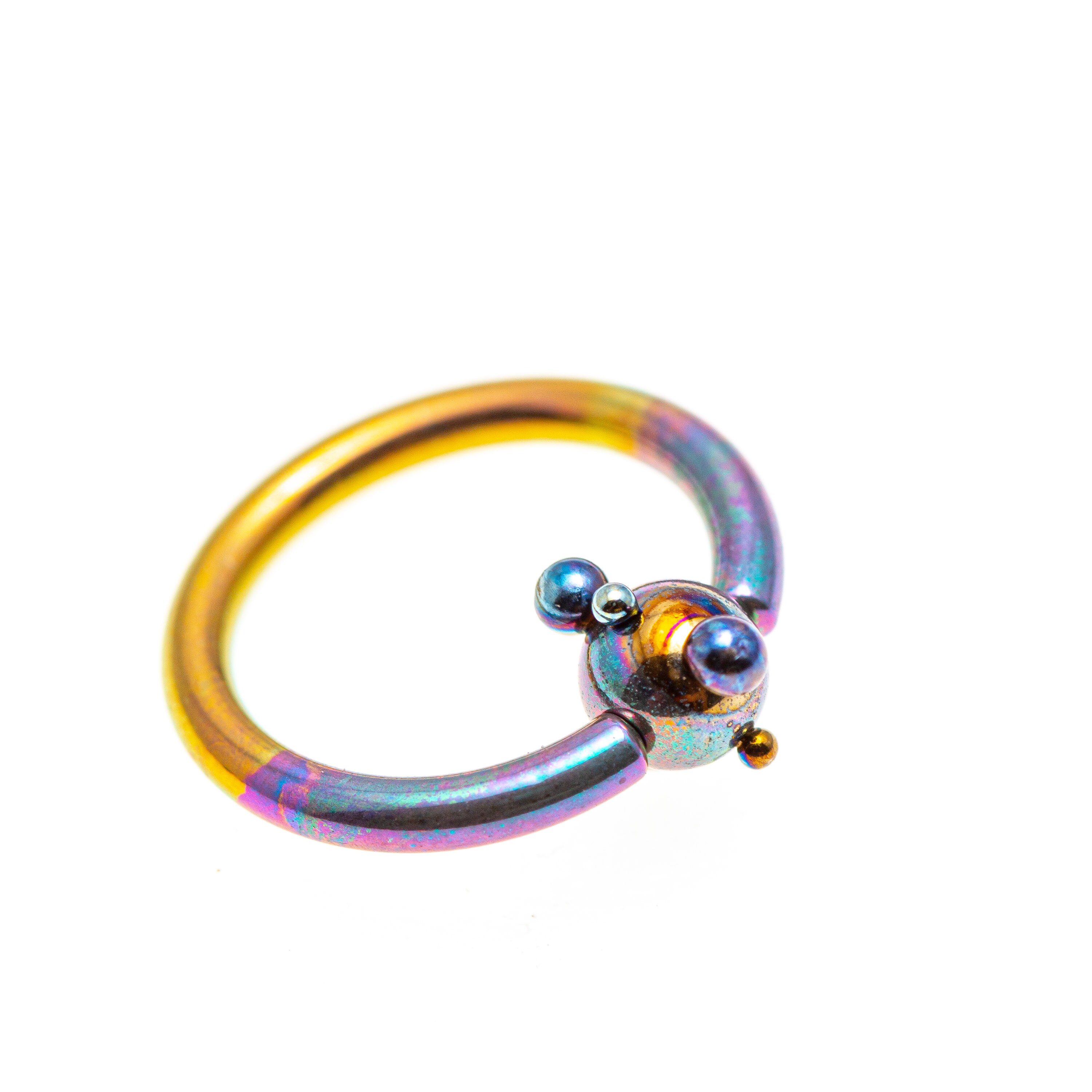 Titanium Captive Ball - Closure Ring - 14G and 16G Titanium Bead Ring ...
