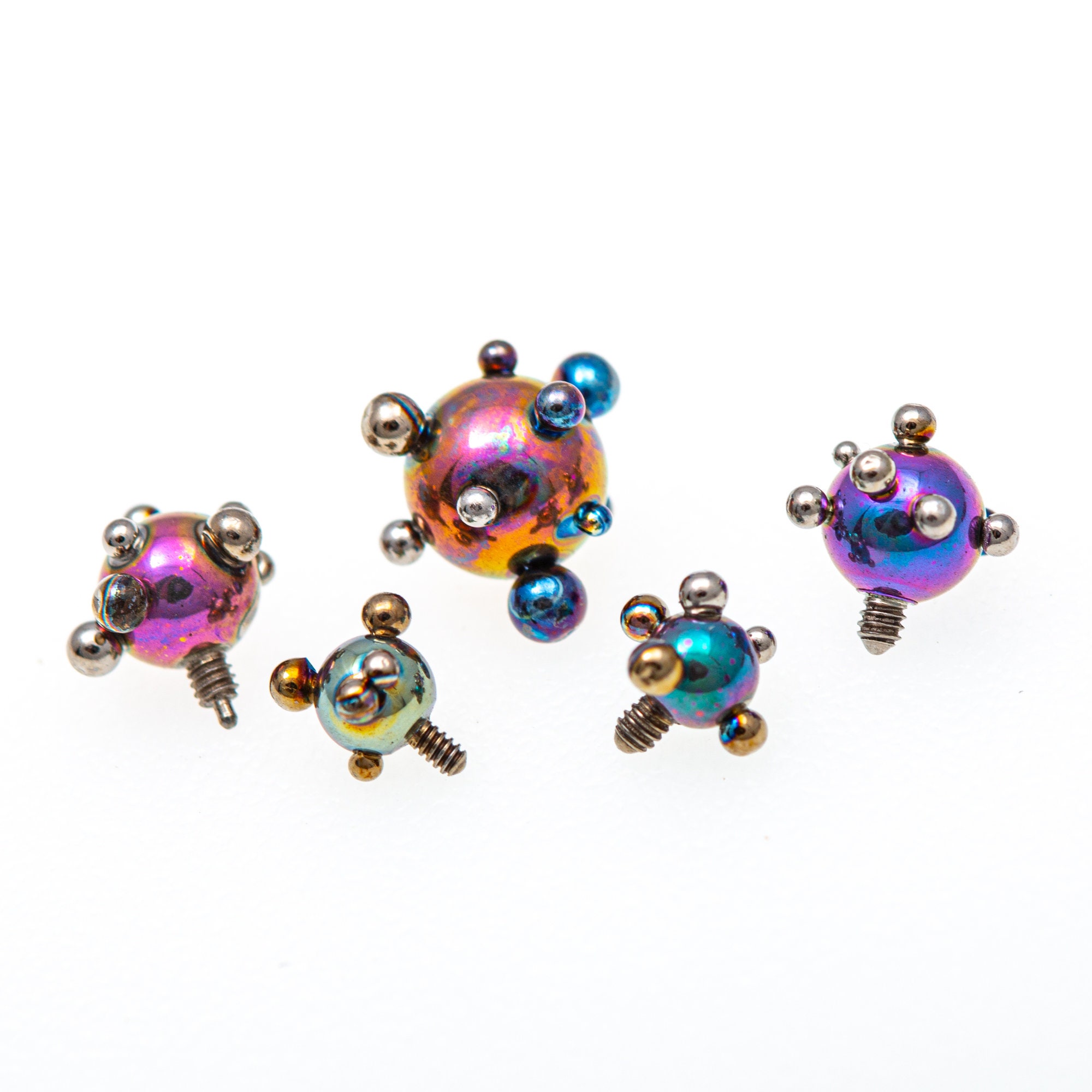Titanium Piercing Ball 14G, 16G Internally Threaded Balls for Body ...