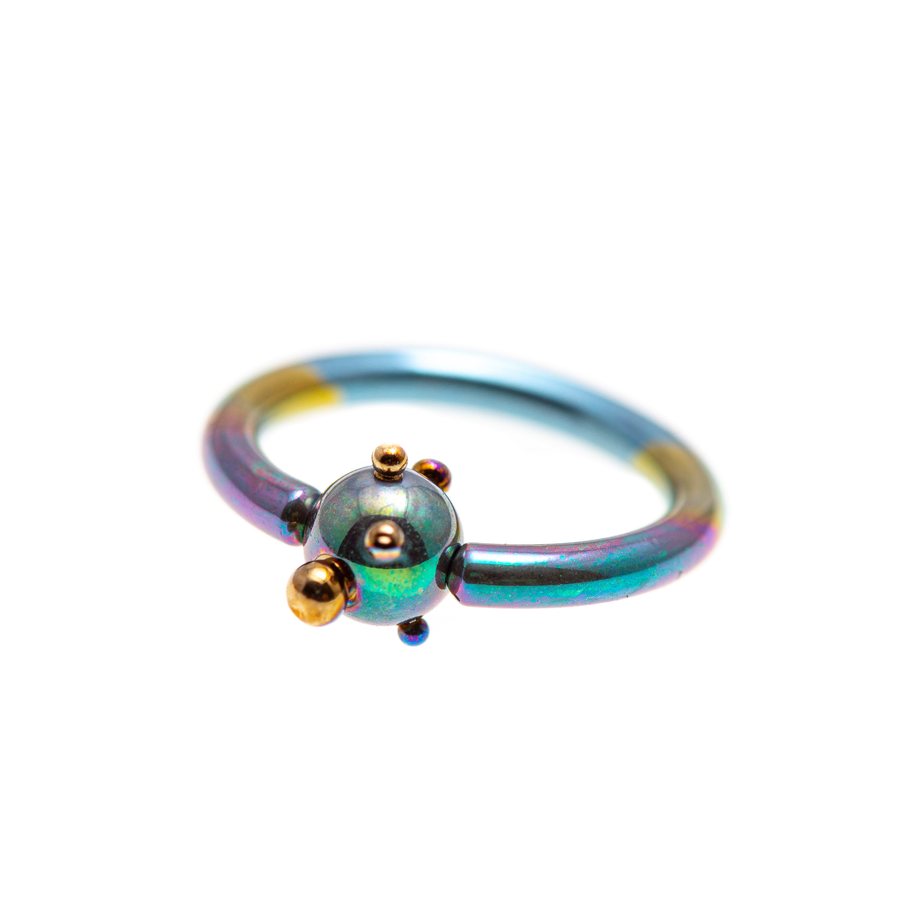 Titanium Captive Ball - Closure Ring - 14G and 16G Titanium Bead Ring ...
