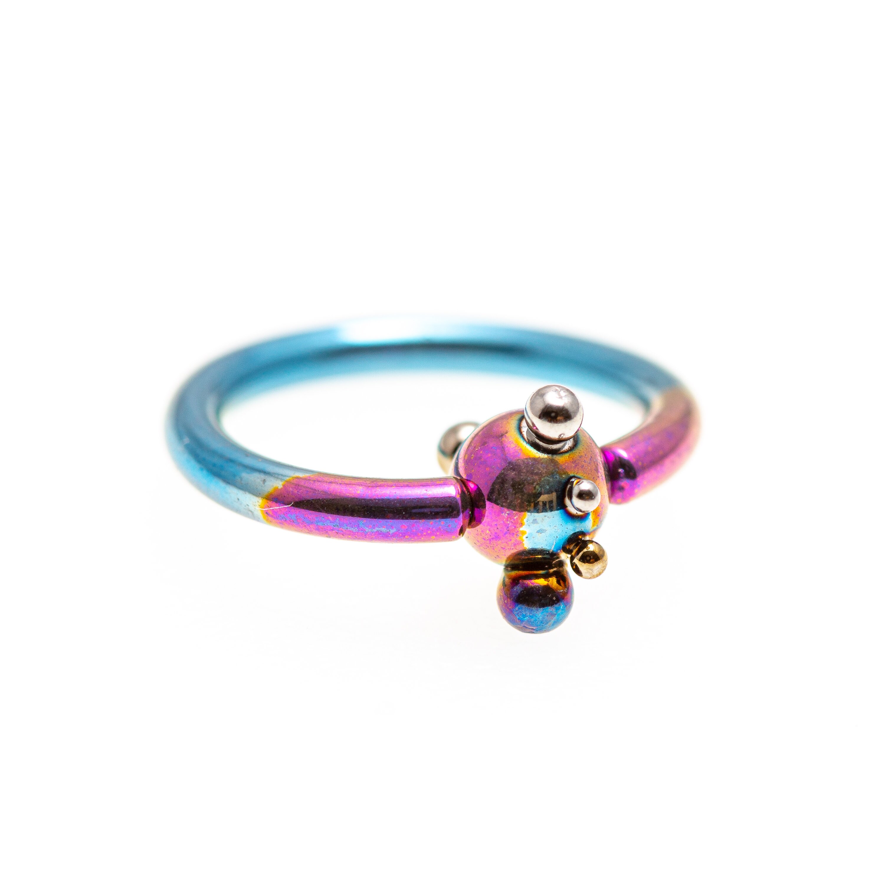 Titanium Captive Ball - Closure Ring - 14G and 16G Titanium Bead Ring ...