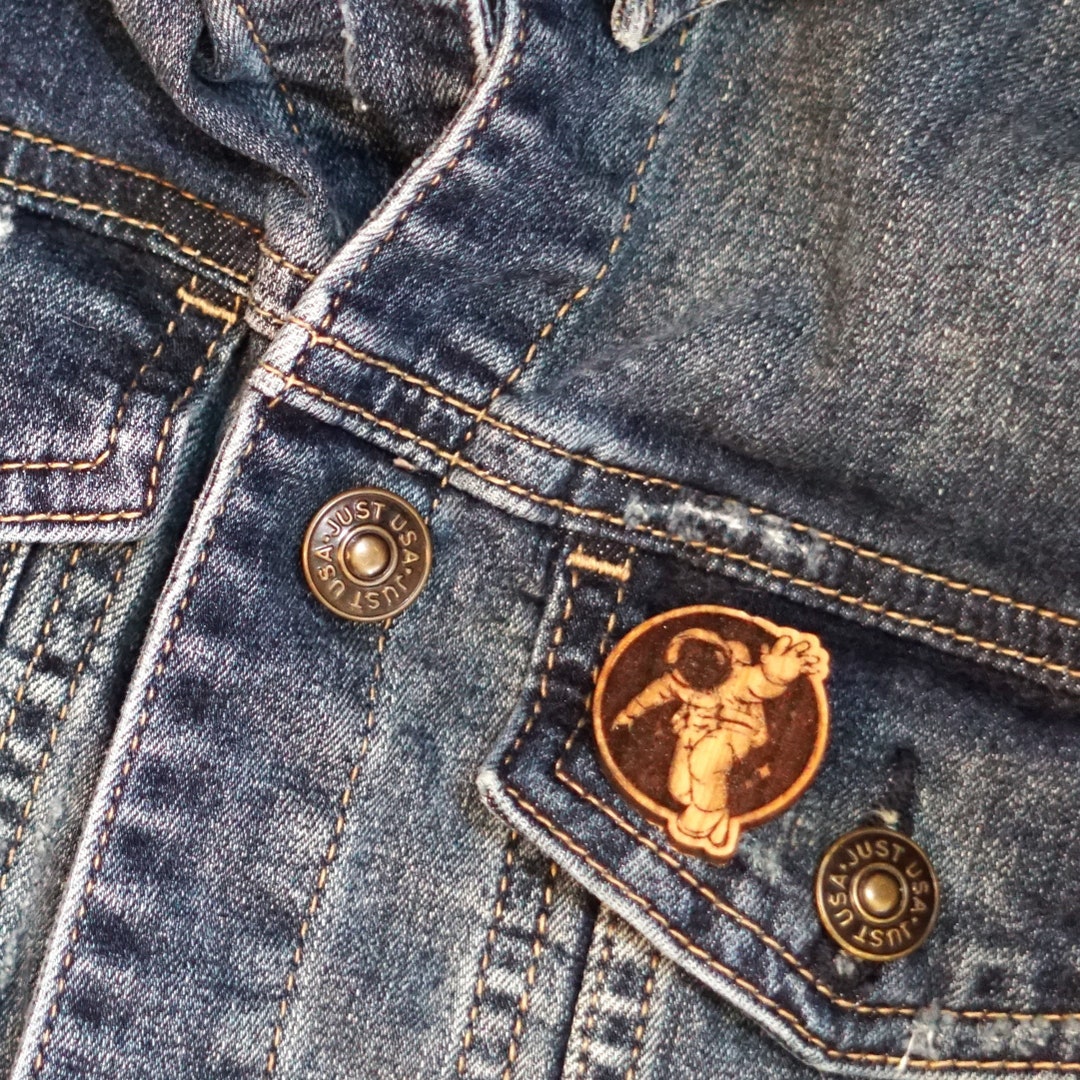 Spaceman Wooden Magnetic Pin - Etsy