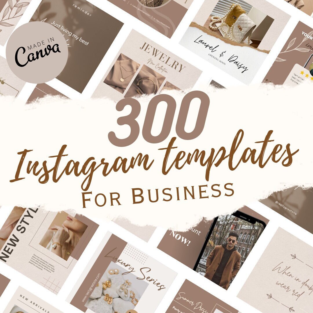 Instagram Business Templates canva - Etsy