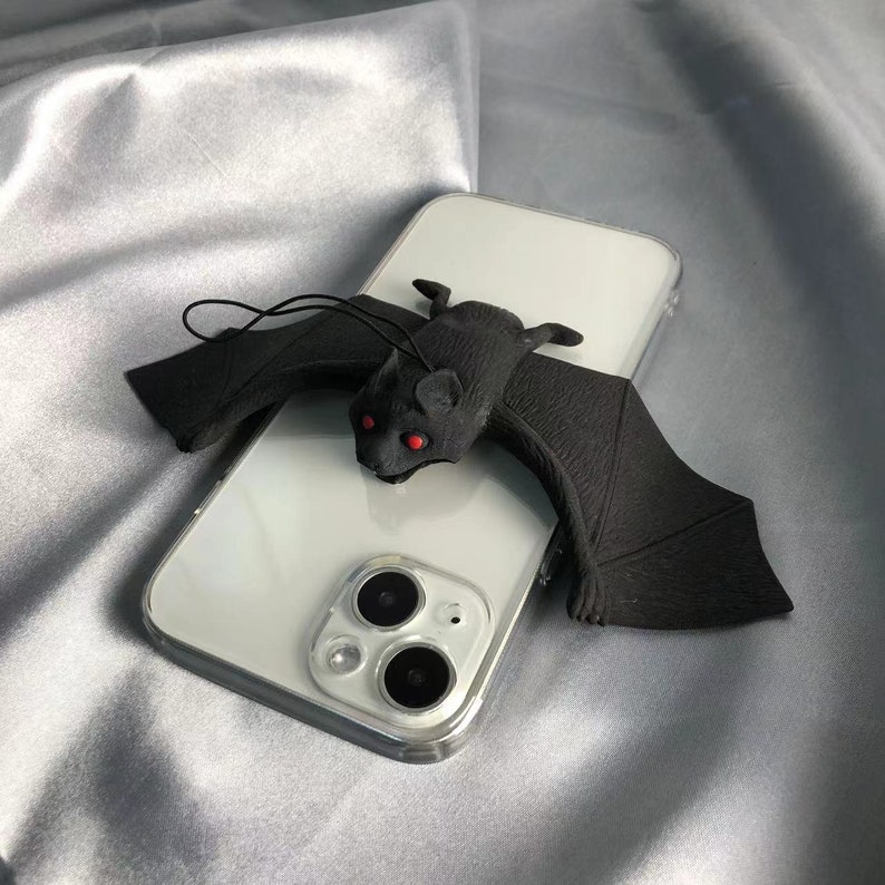 Black Bat Phone Case Halloween Bat Phone Case for iPhone 7 8 Plus XR XS ...