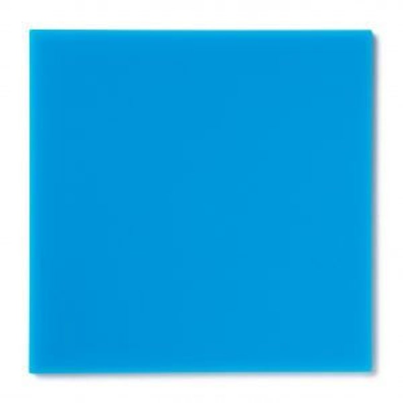 3/16 Translucent Light Blue Acrylic Sheet 2648 amazon Blue - Etsy