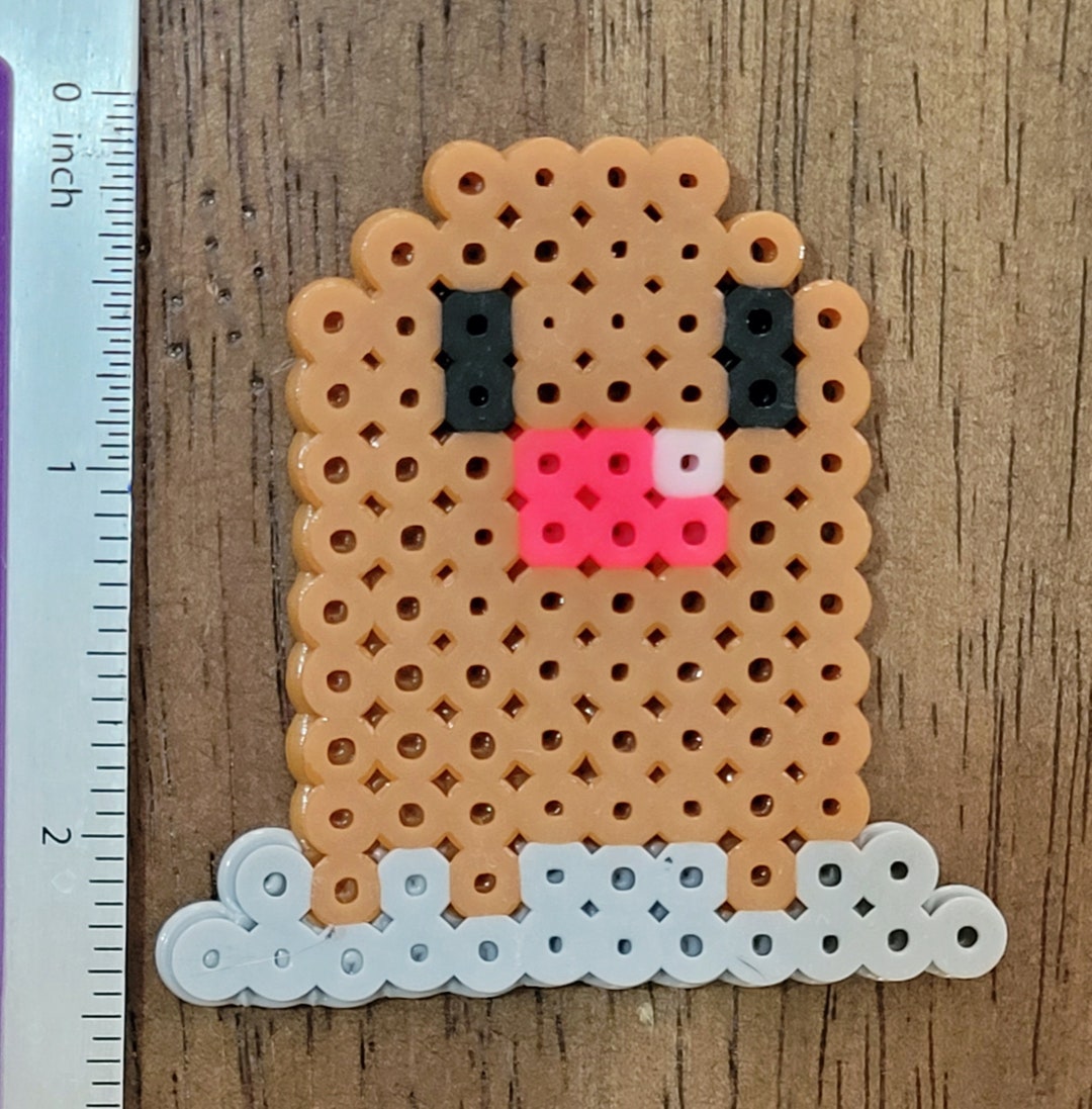Pokemon Diglett Perler Bead Pixel Art Magnet - Etsy