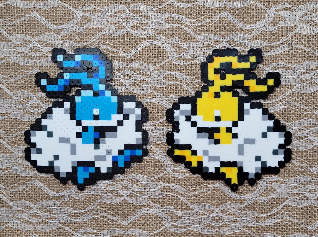 Altaria Pokemon Perler Bead Pixel Art - Etsy