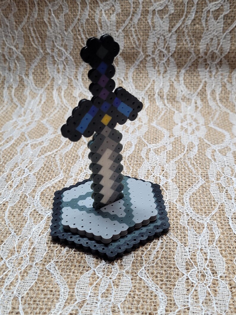 Master Sword in Stone Base Legend of Zelda 3D Perler Bead Pixel Art - Etsy