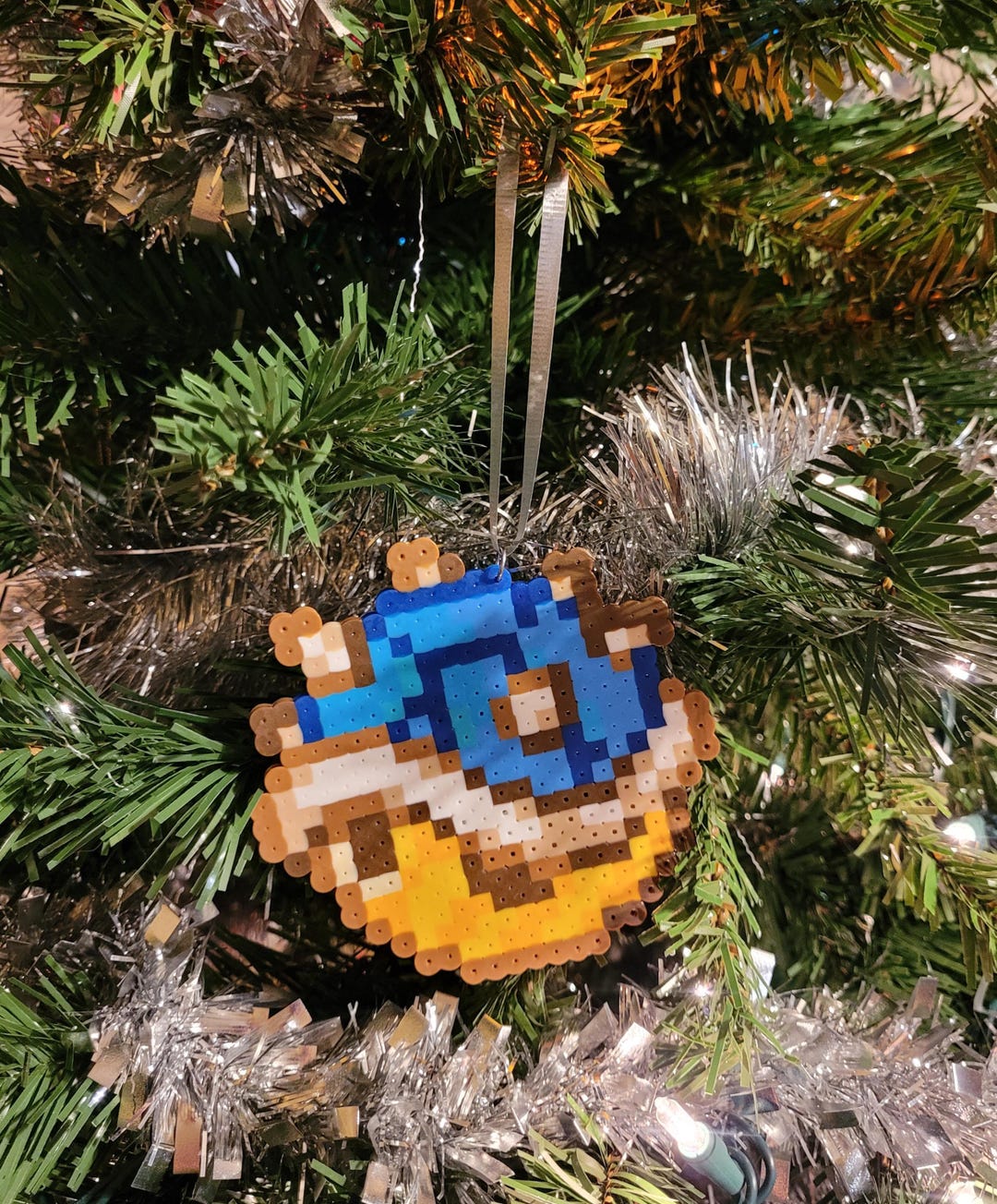 Blue Shell Mario Kart Perler Bead Christmas Ornament - Etsy