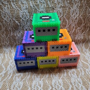 3D Gamecube Perler Bead Pixel Art - Etsy