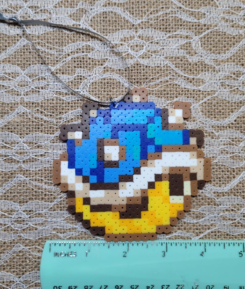 Blue Shell Mario Kart Perler Bead Christmas Ornament - Etsy