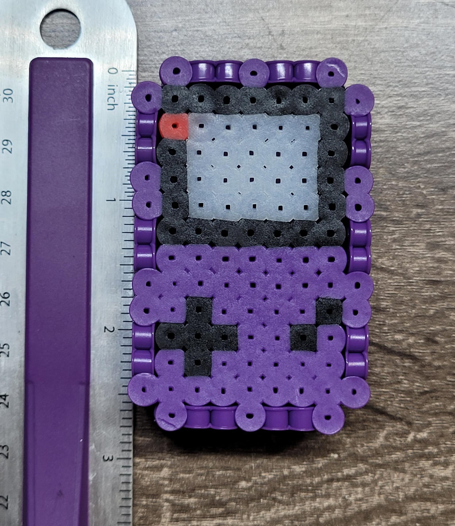 3D Purple Gameboy Color Perler Bead Pixel Art - Etsy