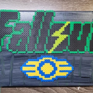 Fallout Perler X Canvas Painting - Etsy