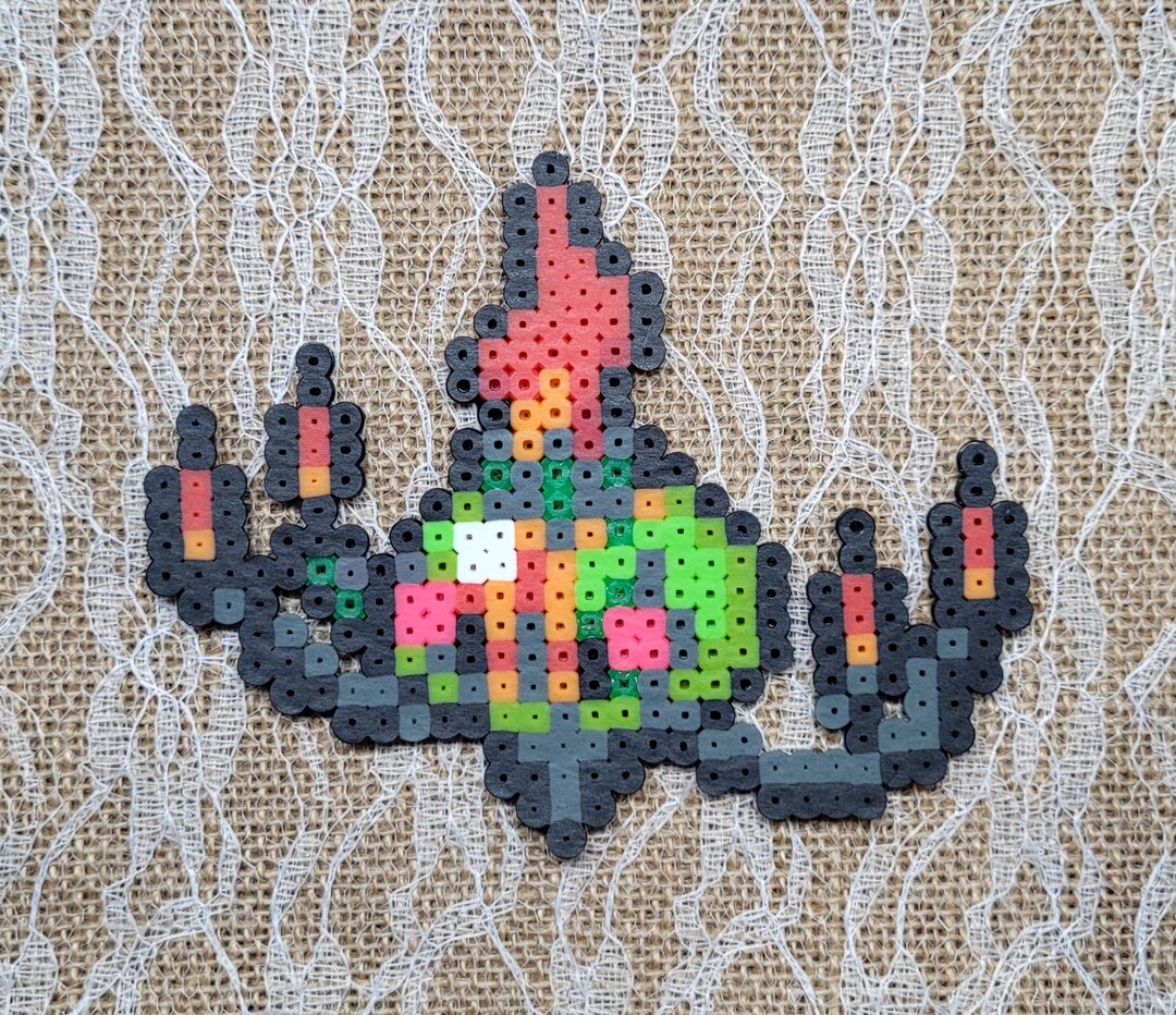 Zombie Chandelure Pokemon Perler Bead Pixel Art - Etsy
