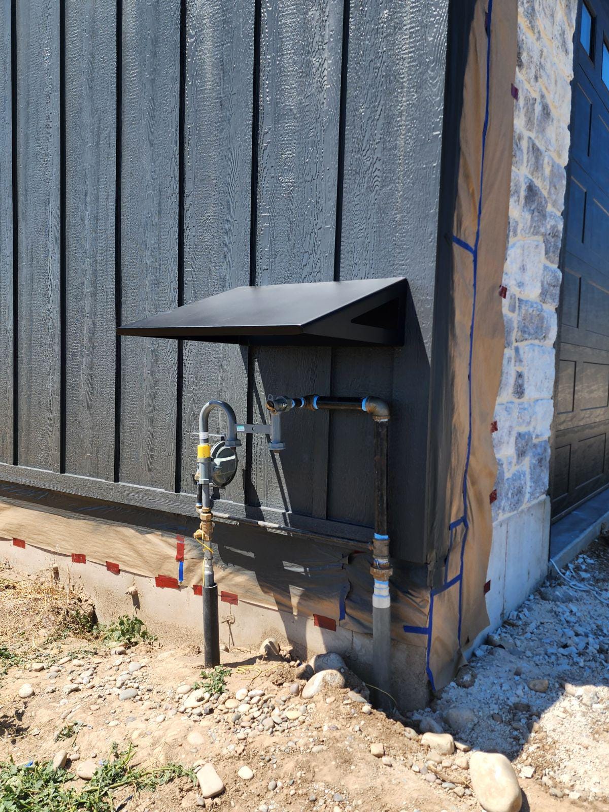 Gas Meter Cover Shed Wall Mount - Etsy