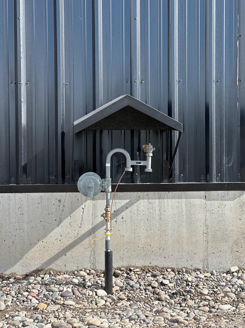 Gas Meter Cover Gable Wall Mount - Etsy