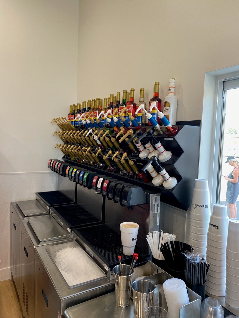Soda Shop Sryup Rack - Etsy