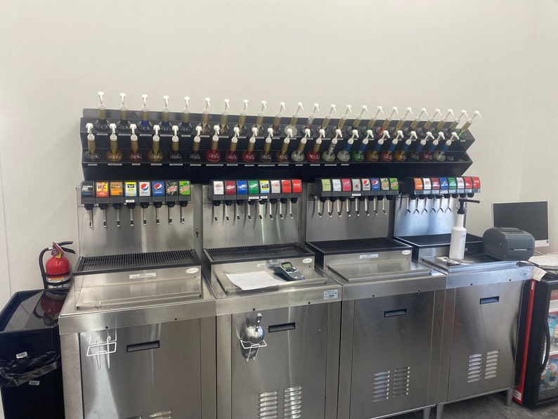 Soda Shop Sryup Rack - Etsy