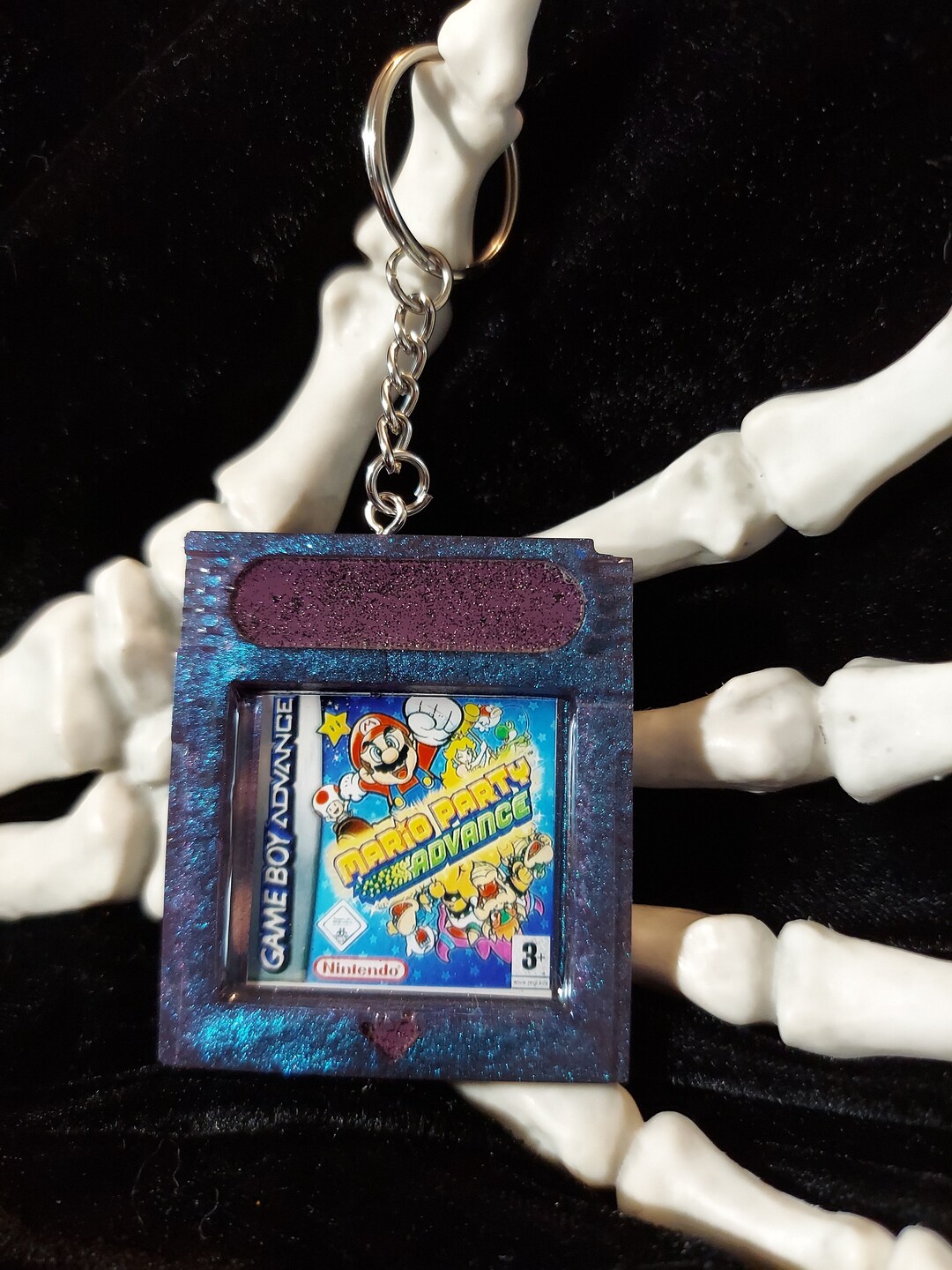 Mario Party Advance Game Boy Cartridge Keychain - Etsy