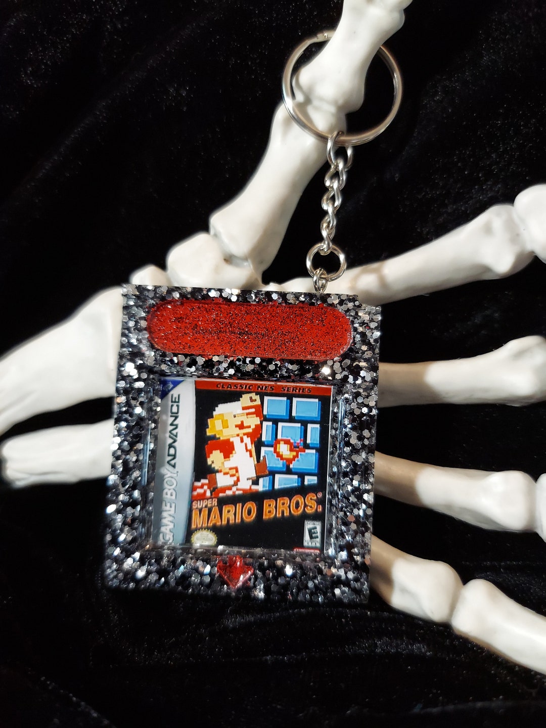 Super Mario Bros. Game Boy Cartridge Keychain - Etsy