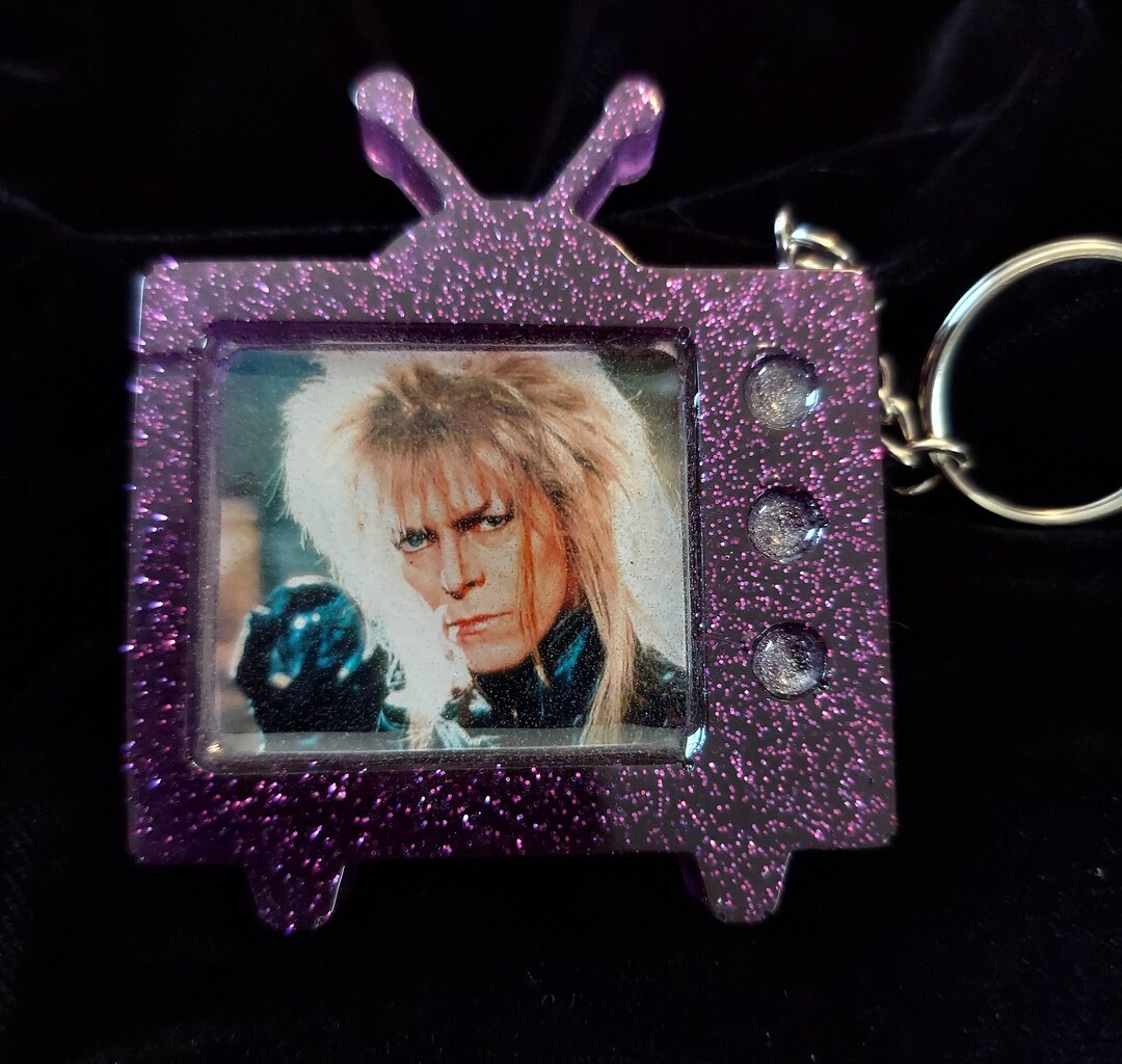 Labyrinth TV Keychain - Etsy