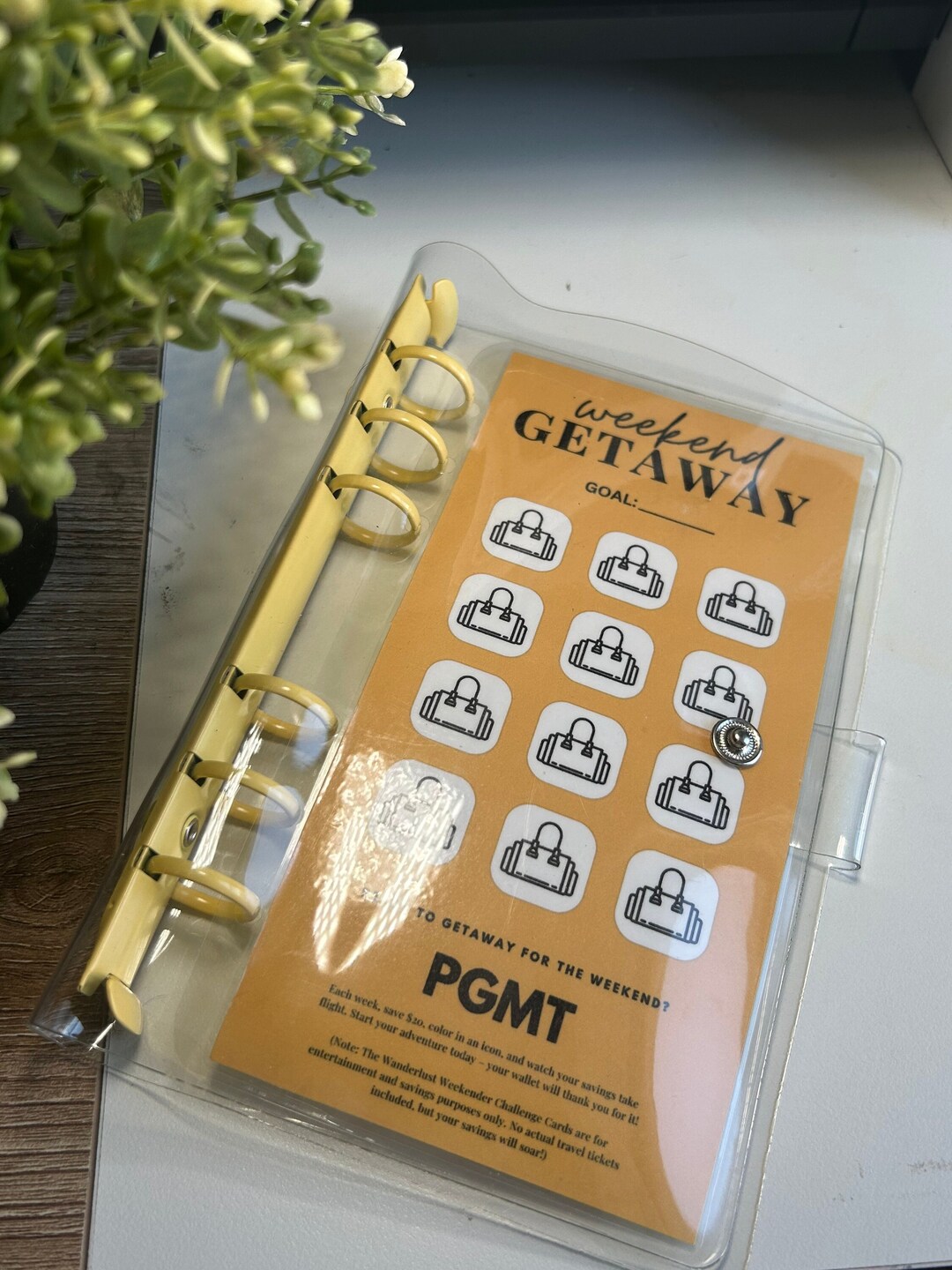 Weekend Getaway Challenge 52 Week Savings Challenge Cash Envelope ...