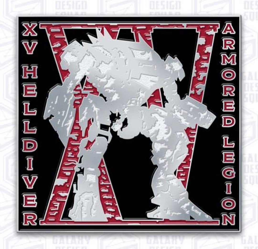 Armored Legion Helldivers Pin - Etsy