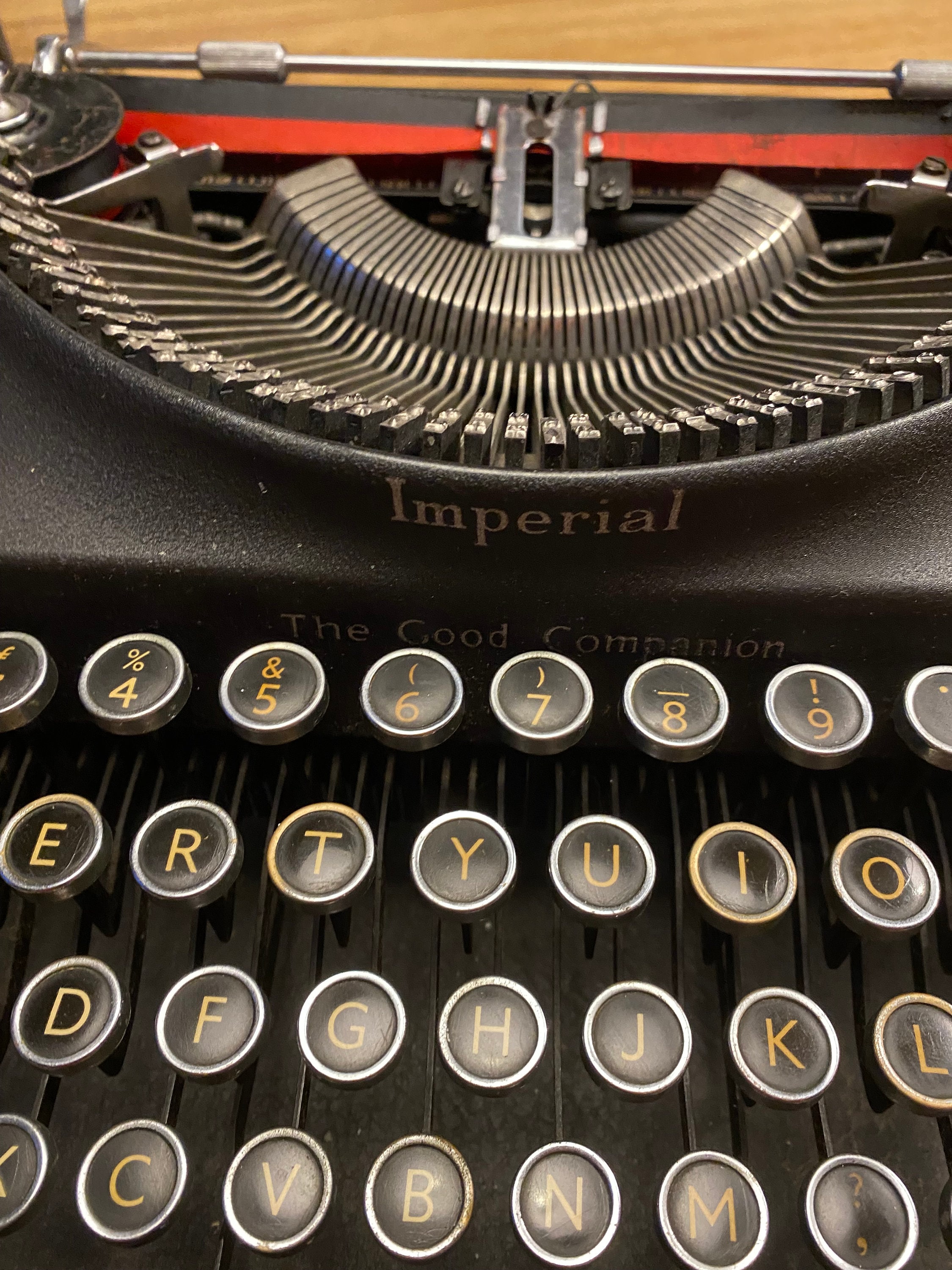 Vintage Imperial Good Companion Travel Typewriter 1948 - Etsy