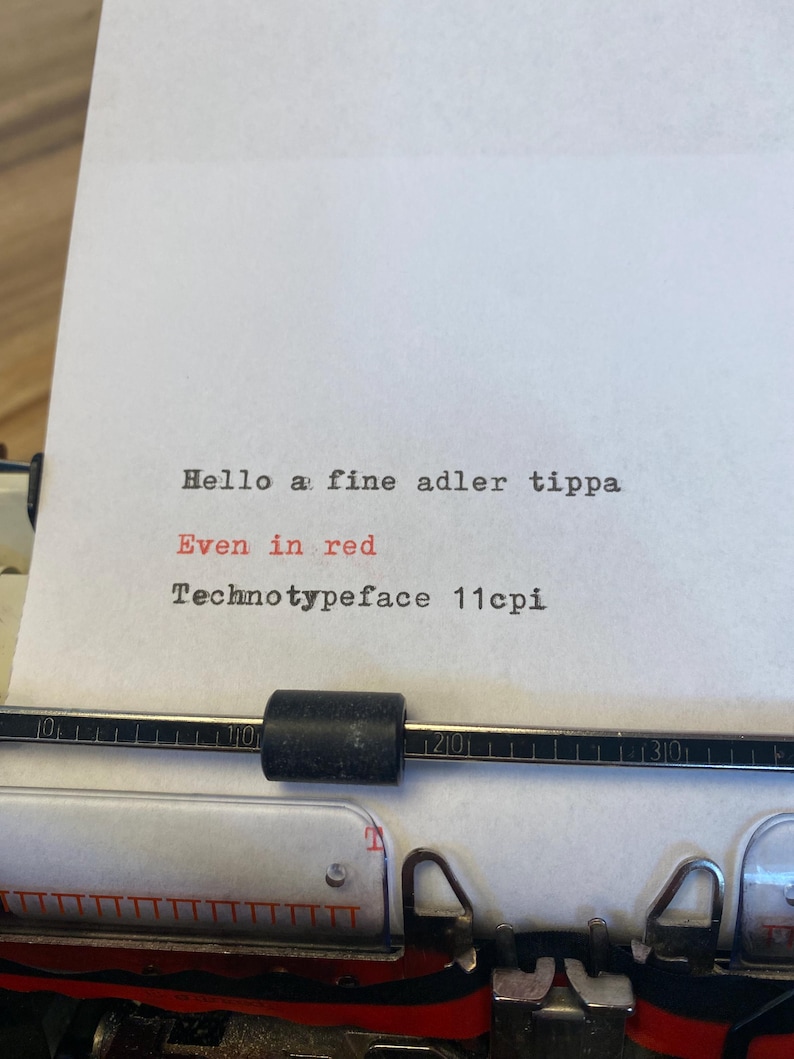 Triumph Tippa Typewriter (1979) – Made in Holland – Techno Typeface 11 ...