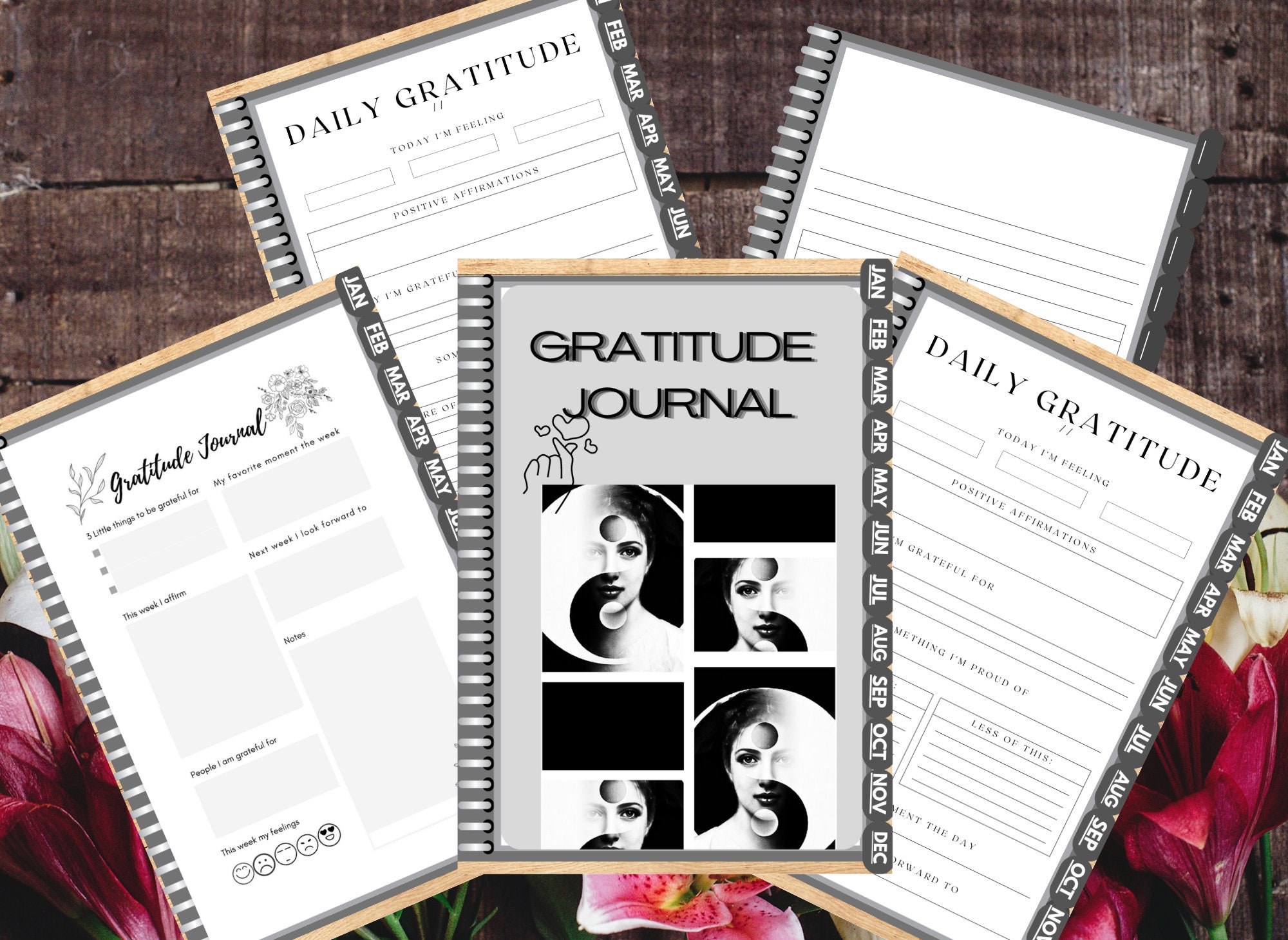 Digital Daily Gratitude Journal Digital Gratitude Journal - Etsy